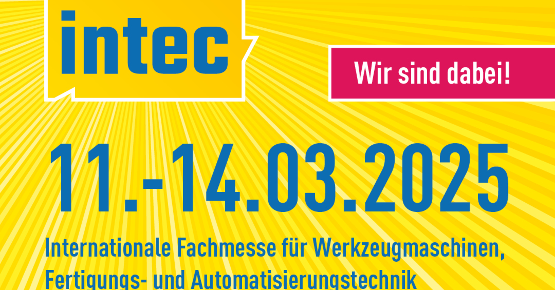 11.-14. März 2025: Intec Leipzig – das Erzgebirge ist dabei ...